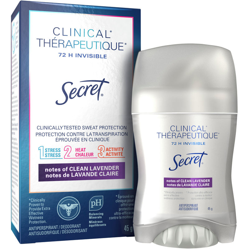Secret Clinical Strength Invisible Solid Antiperspirant and Deodorant ...