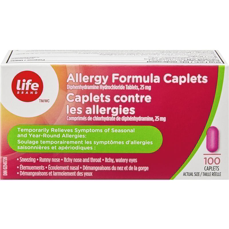 Life Brand Allergy Formula Caplets - CTC Health