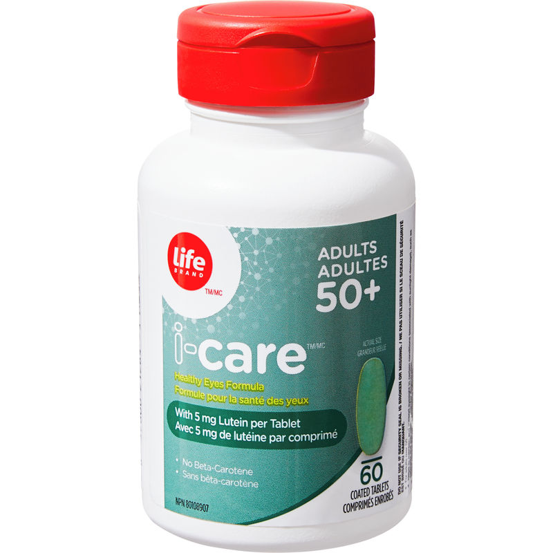 Life Brand Adults 50+ i-care 60 TAB - CTC Health