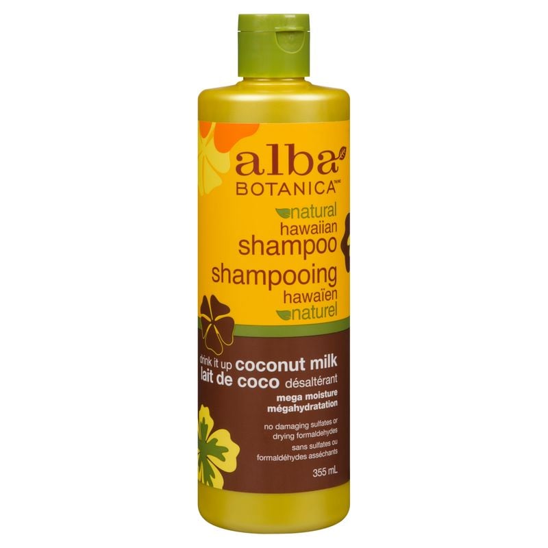 Alba Botanica Hawaiian Shampoo Drink It Up Coconut Milk 355 mL - CTC Health