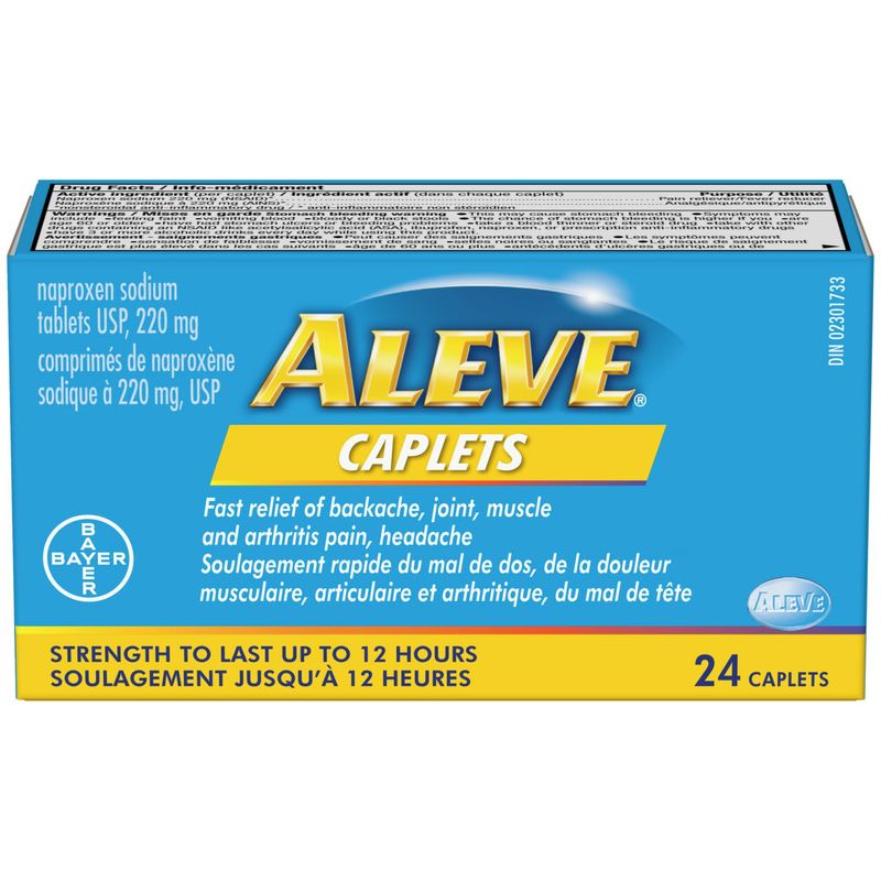 ALEVE Pain Relief, Clinically Proven, Fast-Acting, Long-Lasting ...