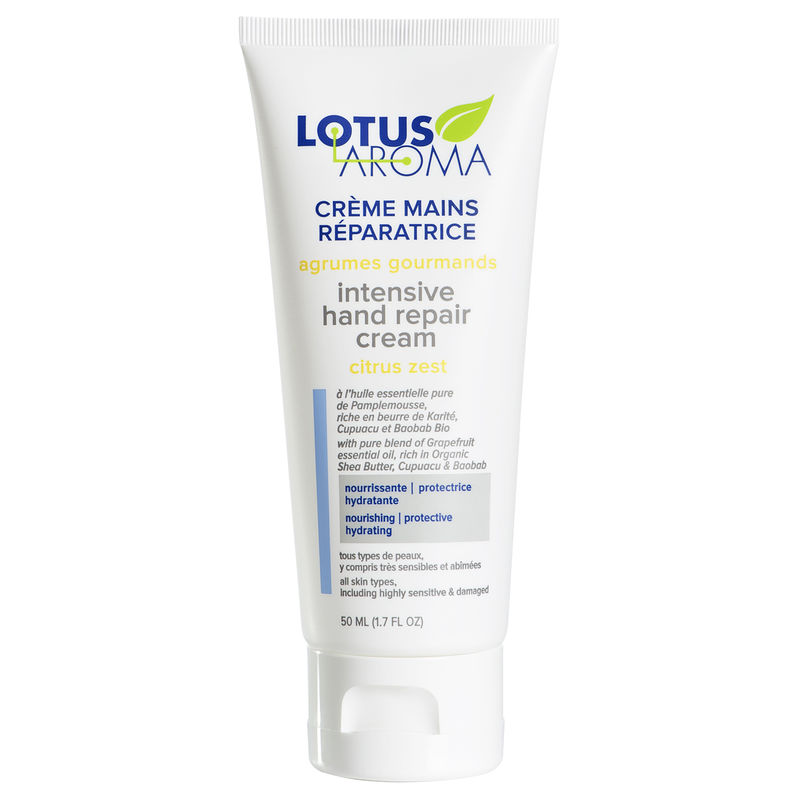 Lotus Aroma Intensive Hand Repair Cream Citrus Zest 50 mL - CTC Health
