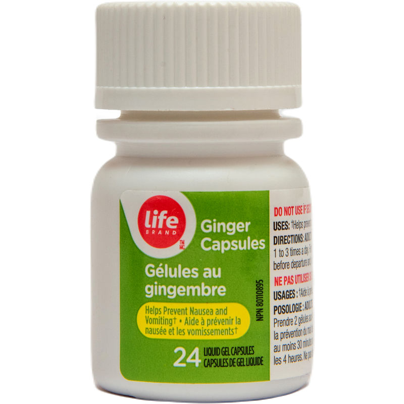 Life Brand Ginger Capsules 24 Capsules - CTC Health