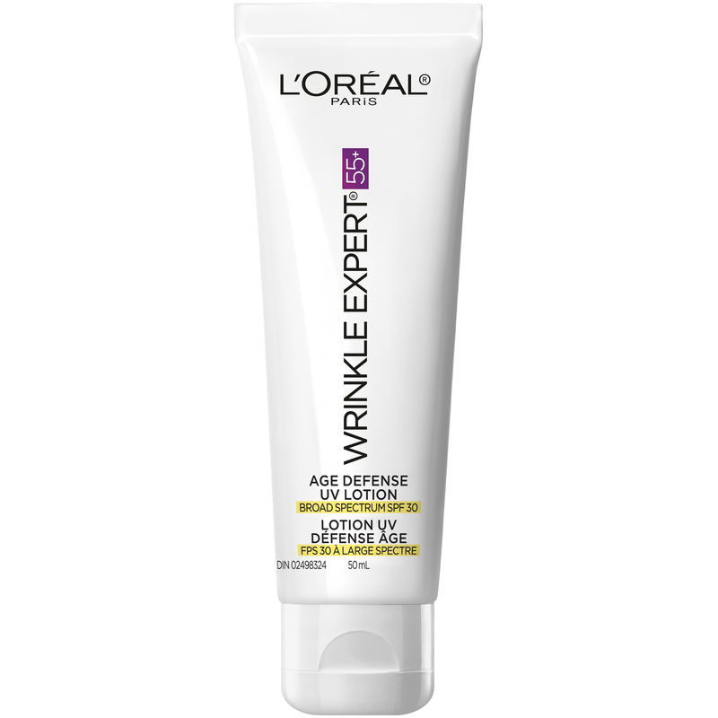 L’Oreal Paris Wrinkle Expert 55+ Anti Age Cream for Face UV Lotion with ...
