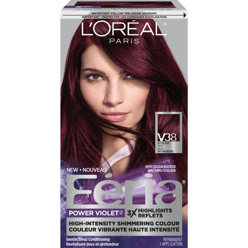 L’Oreal Paris Feria Power Violet Color: V38 Intense Deep Violet - CTC ...
