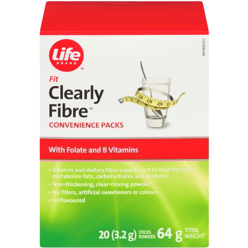 Life Brand LB Clearly Fibre Fit Conv Pks 20 Count - CTC Health