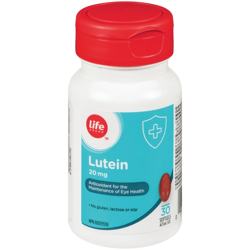 Life Brand Lutein 20 mg 30 Capsules - CTC Health