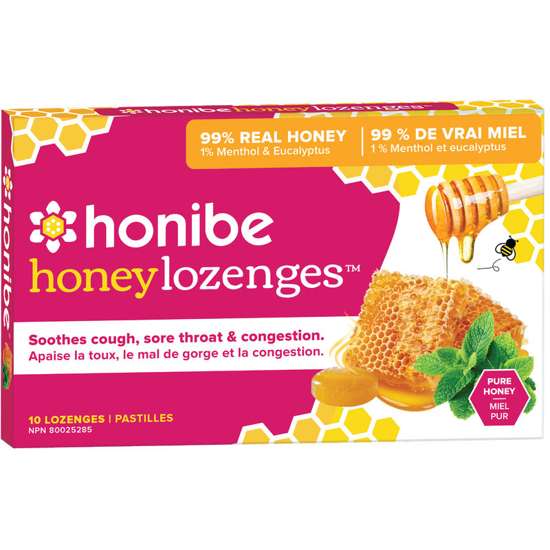 Honibe Honey Lozenges Pure Honey 10 Count - CTC Health