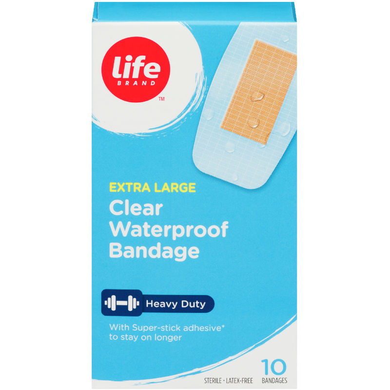 Life Brand Extra Large Clear Waterproof Bandage - CTC Health