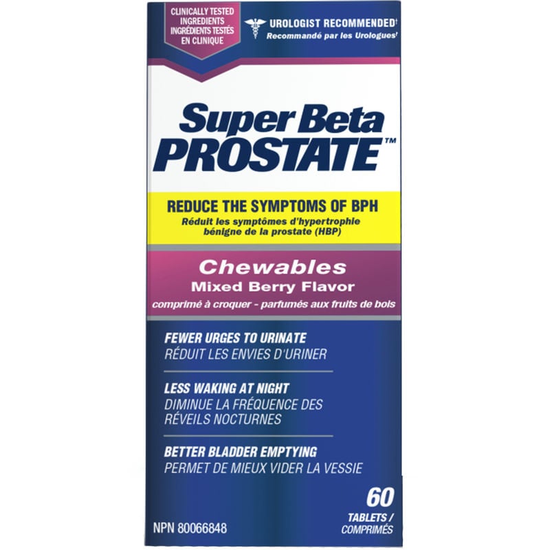 Super Beta Prostate Chewable - Prostate Health Support Supplement - CTC ...
