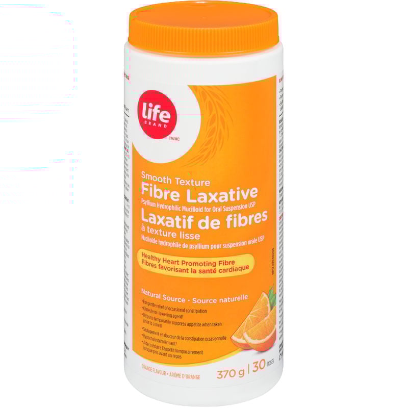 Life Brand LB Fib Lax Smooth Orng 30 Dose 370 g - Orange Fibre Laxative ...