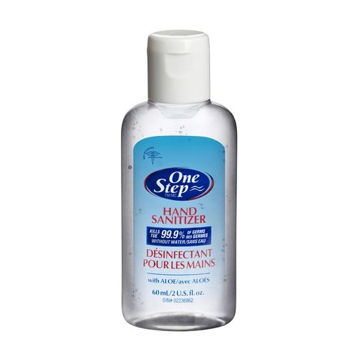 One Step Hand Sanitizer with Aloe 60 mL - CTC Health