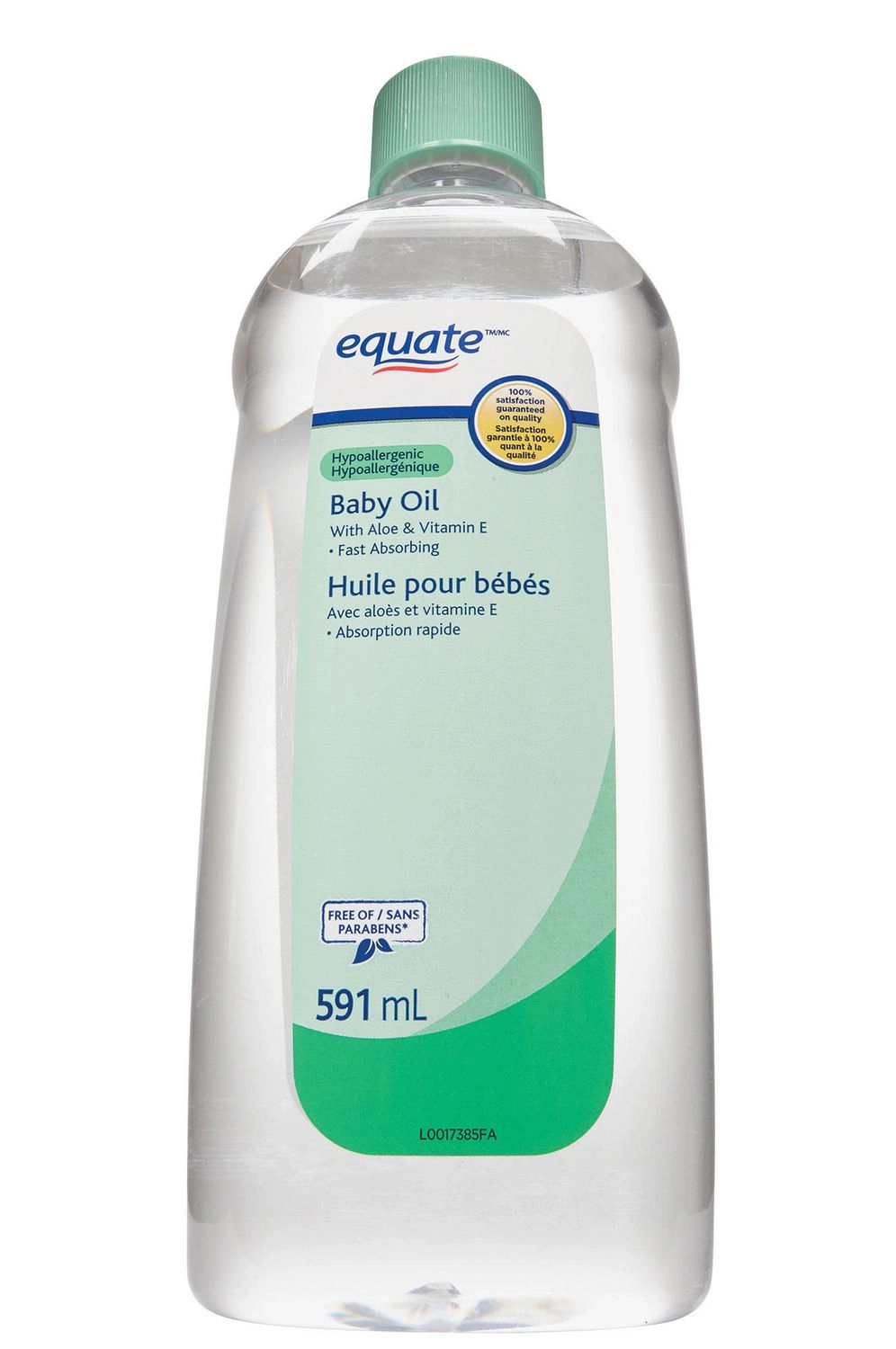 Equate Hypoallergenic Baby Oil with Aloe & Vitamin E 591 mL - CTC Health
