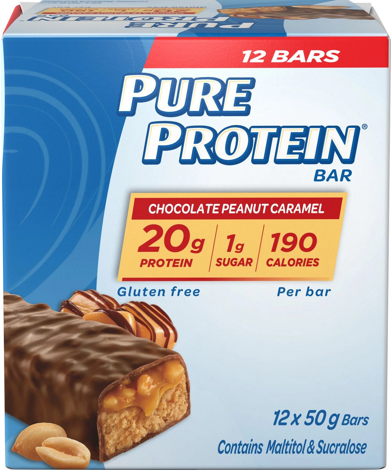 Pure Protein Chocolate Peanut Caramel 12 Pack 600g - CTC Health