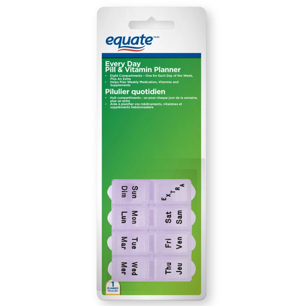 Equate Every Day Pill & Vitamin Planner - CTC Health