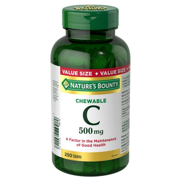 Nature’s Bounty Vitamin C 500 mg Value Size 250 Tablets - CTC Health