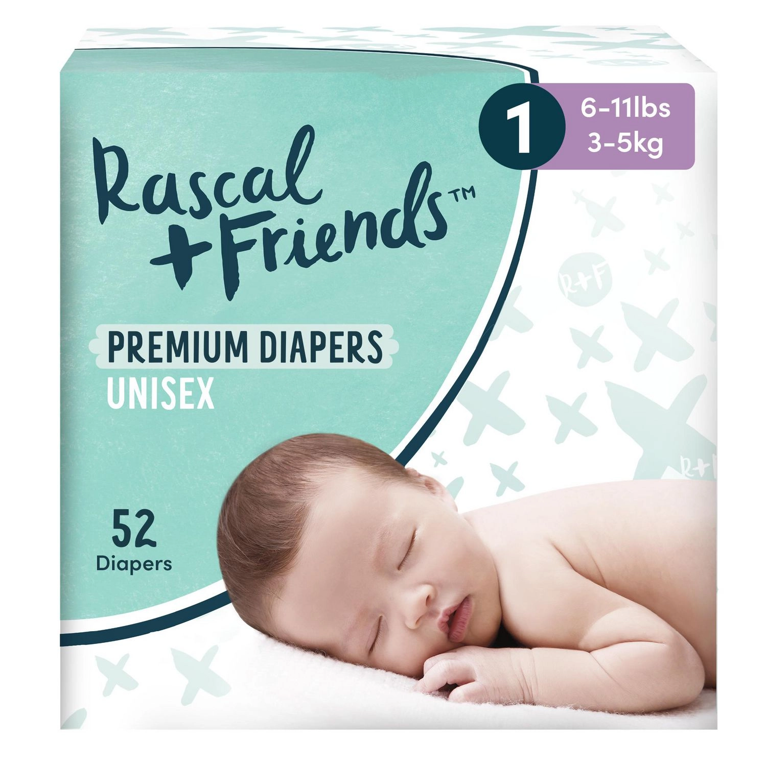RASCAL + FRIENDS PREMIUM DIAPERS 52 Count - CTC Health