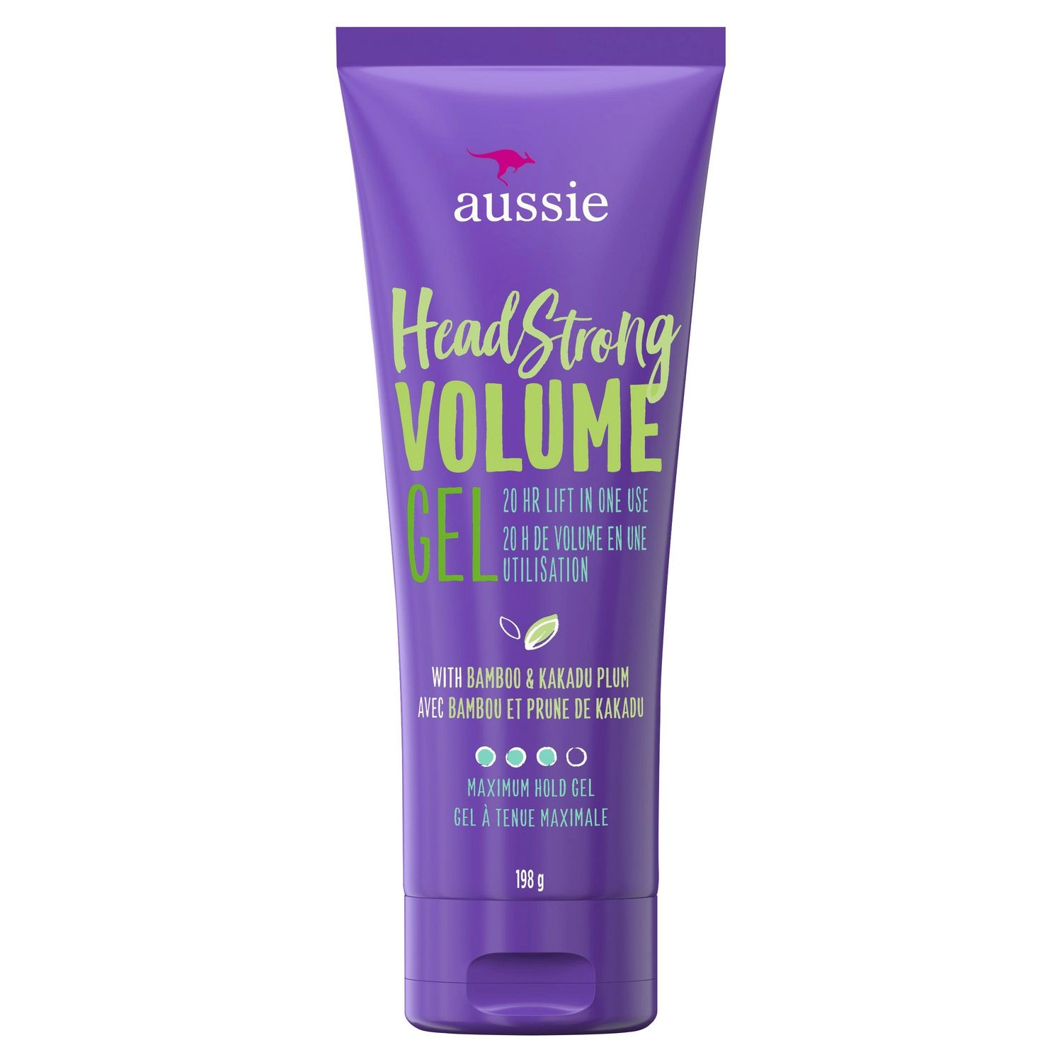 Volumizing Hair Gel - Aussie Headstrong Volume Gel with Bamboo & Kakadu ...