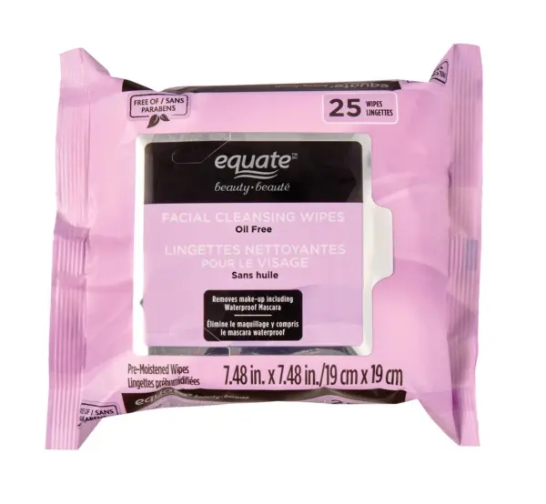 Equate Beauty Facial Cleansing Wipes 25ct - CTC Health