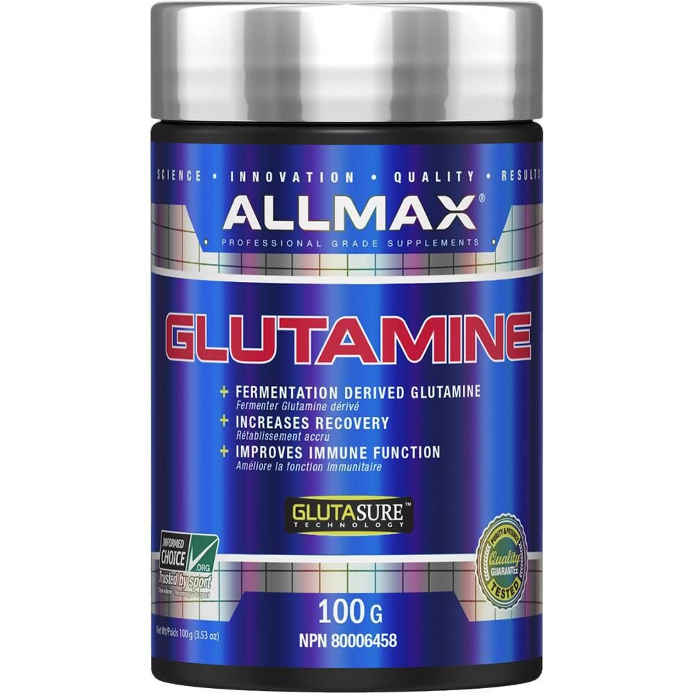 Allmax Pure Glutamine Powder 100g 100g - CTC Health