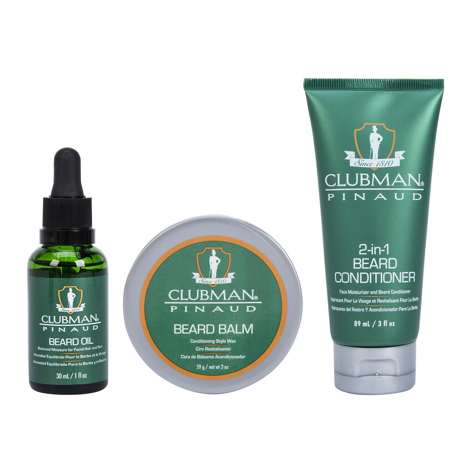 Clubman 3pc Beard Pack 30 ml - CTC Health