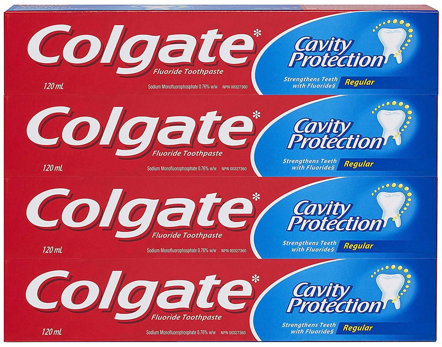 Colgate Cavity Protection Fluoride Toothpaste, Regular 120 mL - CTC Health