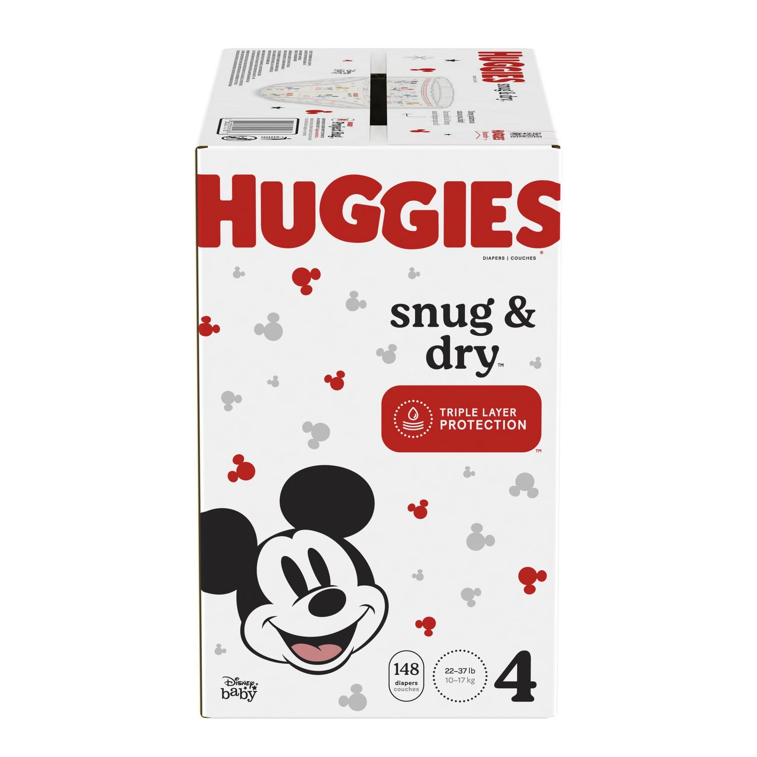 Huggies Snug & Dry Disney Baby Diapers, Size 4, 148 Ct 148 Count - CTC ...