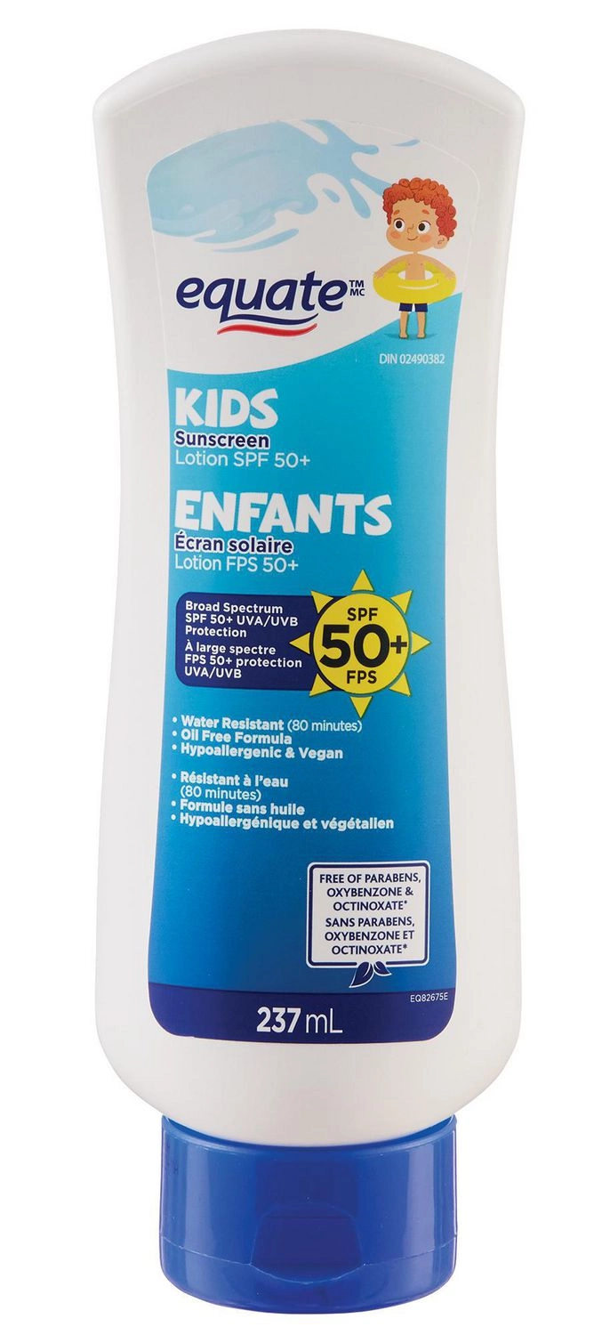Equate Kids SPF 50+ Sunscreen Lotion 237 mL - CTC Health