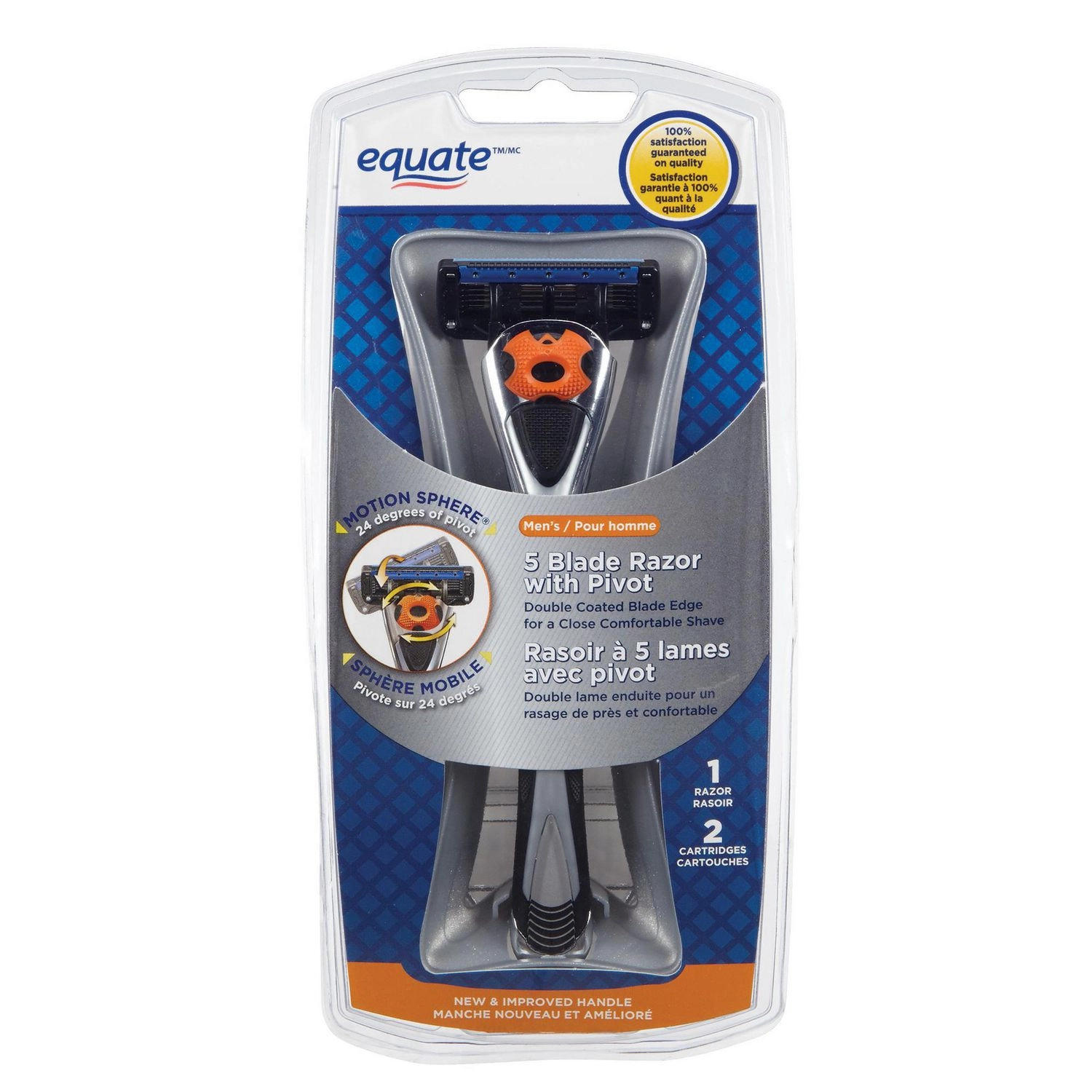 Equate Men’s 5 Blade Razor with Pivoting Head - CTC Health