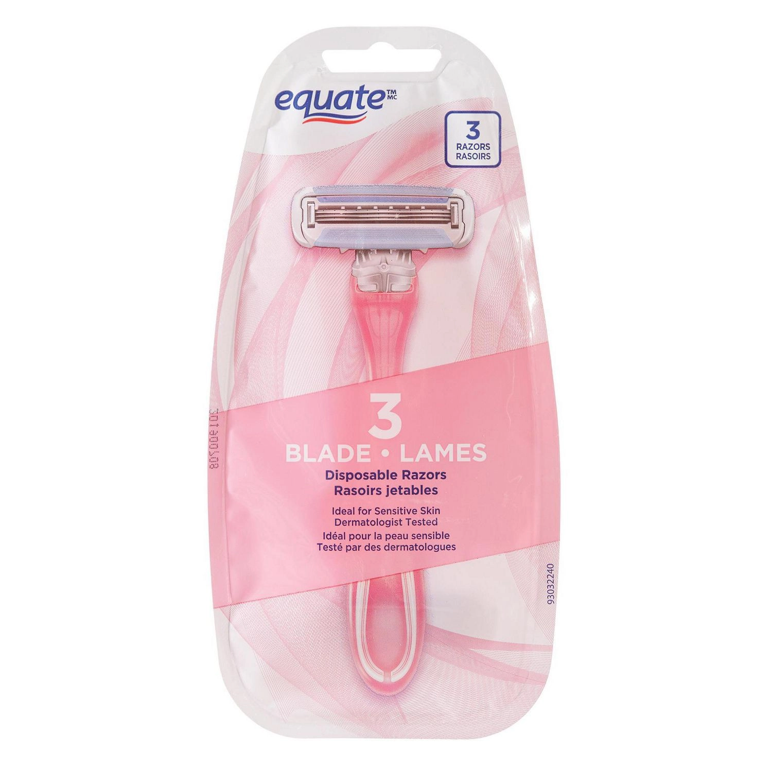 Equate 3 Blade Disposable Razors for Women - CTC Health