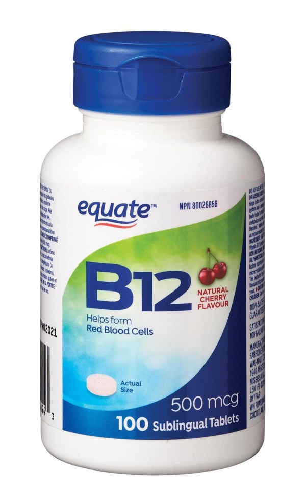 Equate Vitamin B12 Natural Cherry Flavour - CTC Health