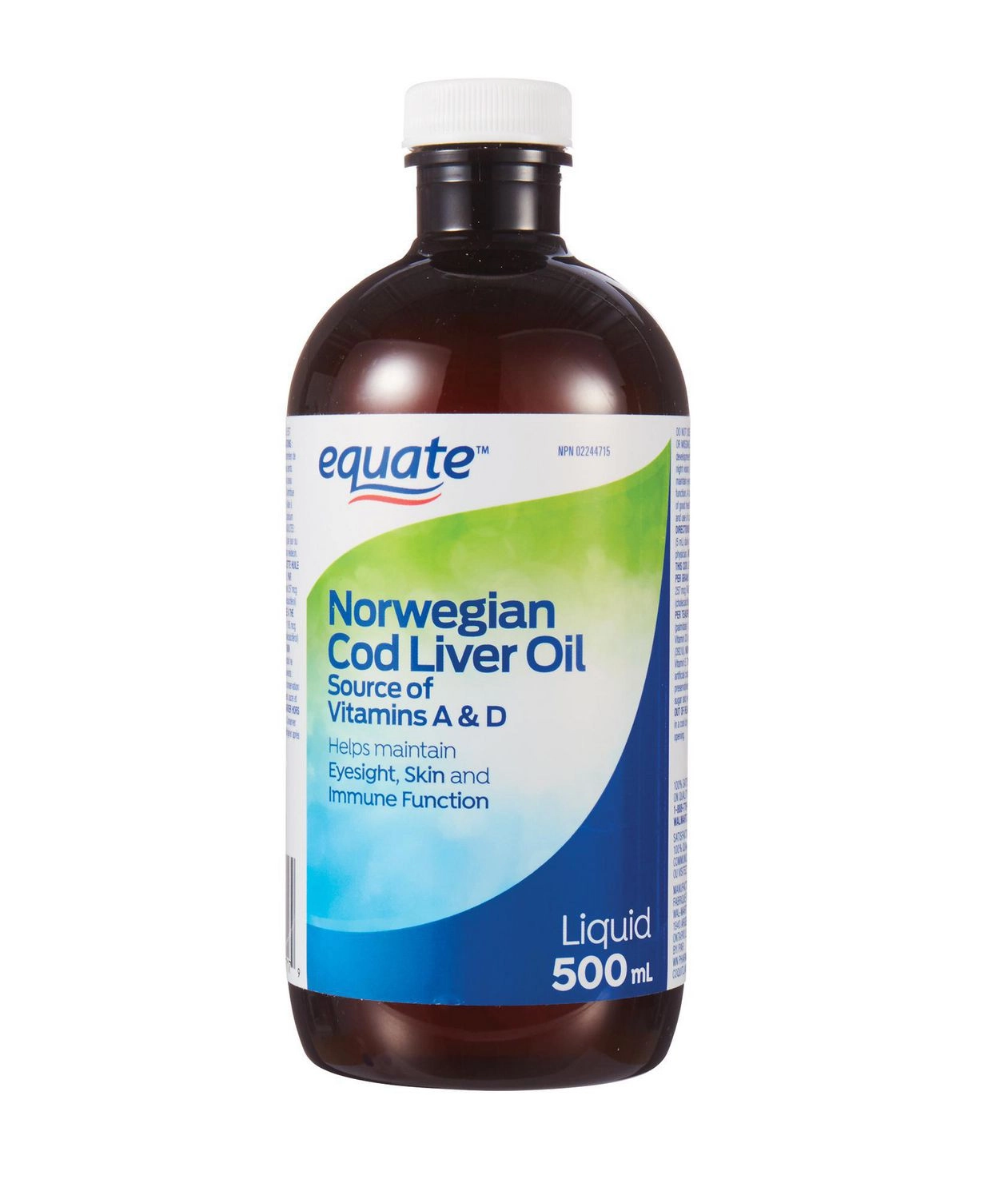 Equate Norwegian Cod Liver Oil 500mL - CTC Health