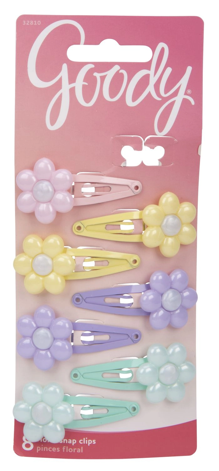 Goody Girls Flower Snap Clips - Assorted - CTC Health