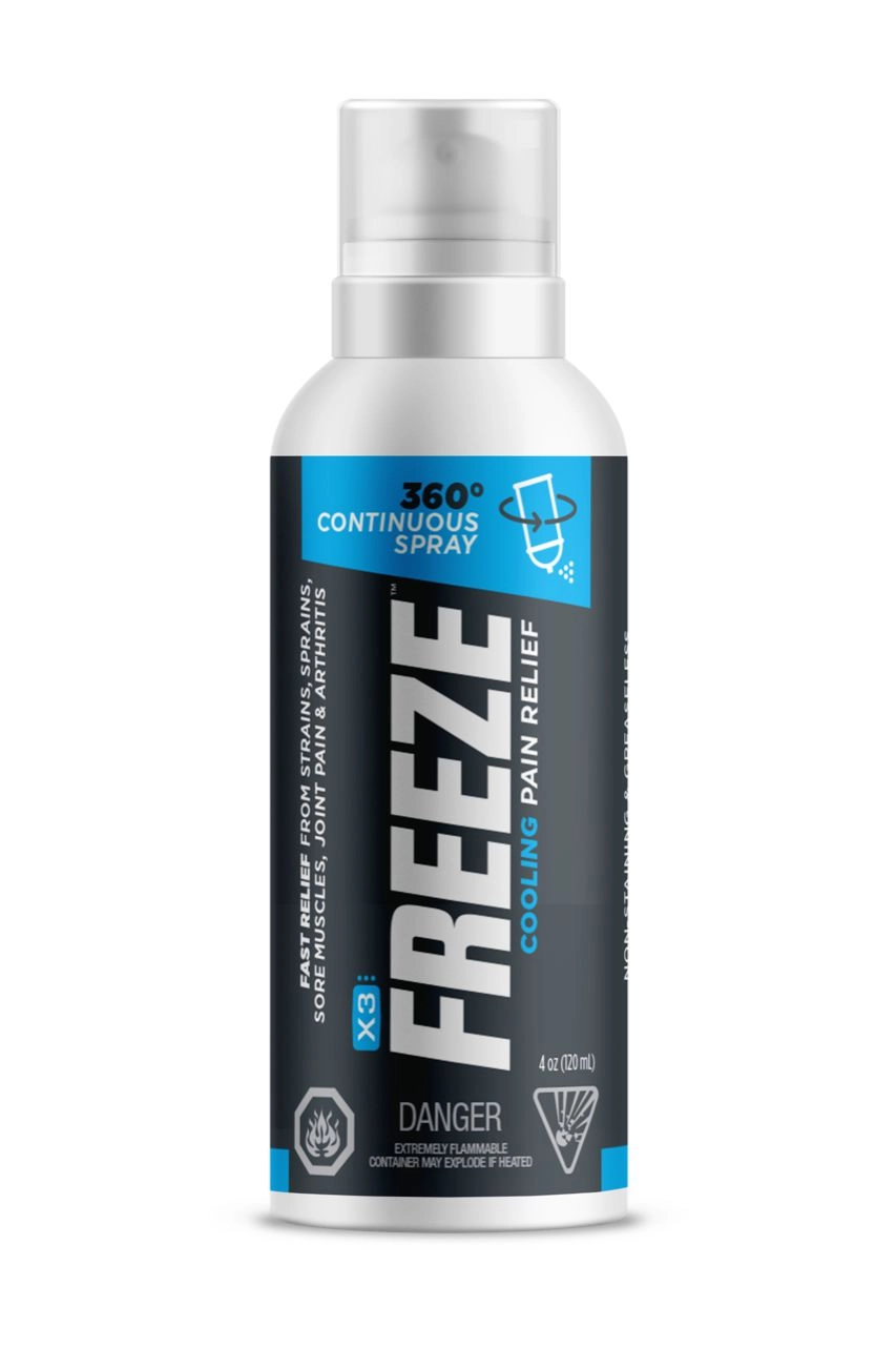 X3 Freeze Cold Therapy Pain Relief Spray 120 ml - CTC Health
