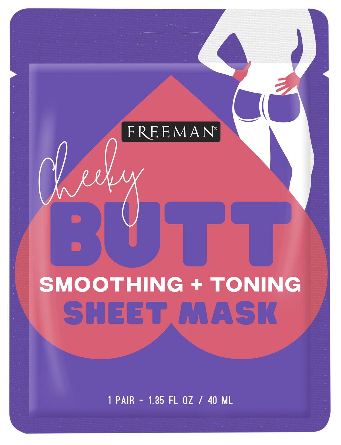 Freeman Cheeky Smoothing and Toning Butt Sheet Mask 40 ML - CTC Health