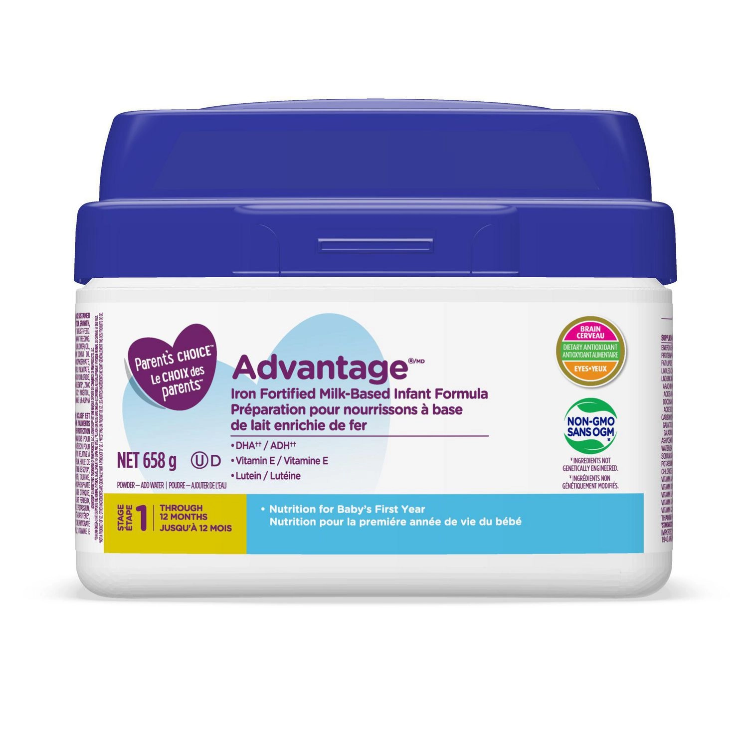 Parent’s Choice Advantage Iron-Fortified Milk-Based Infant Formula 658 ...