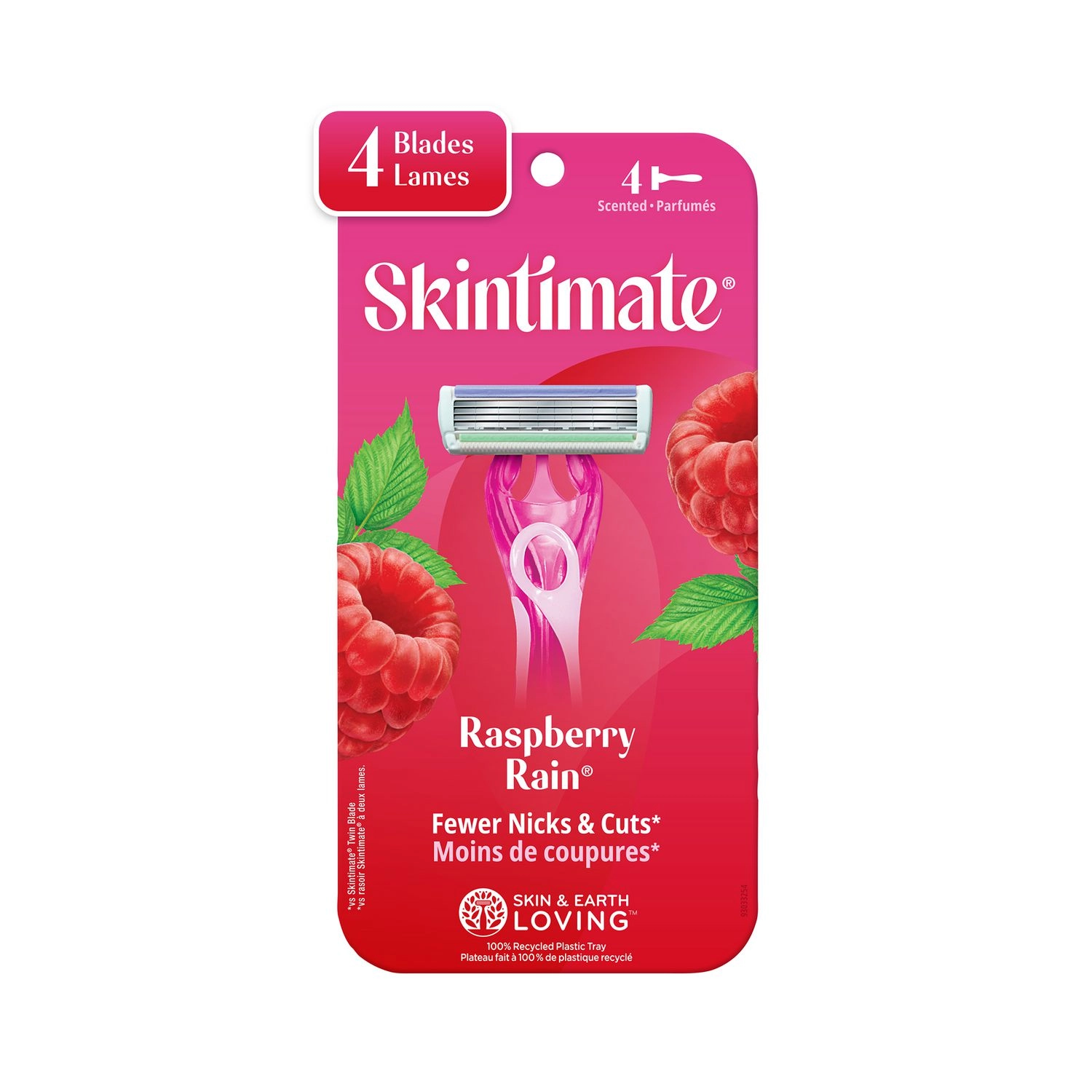 Skintimate Raspberry Rain Scented Disposable Razor - CTC Health