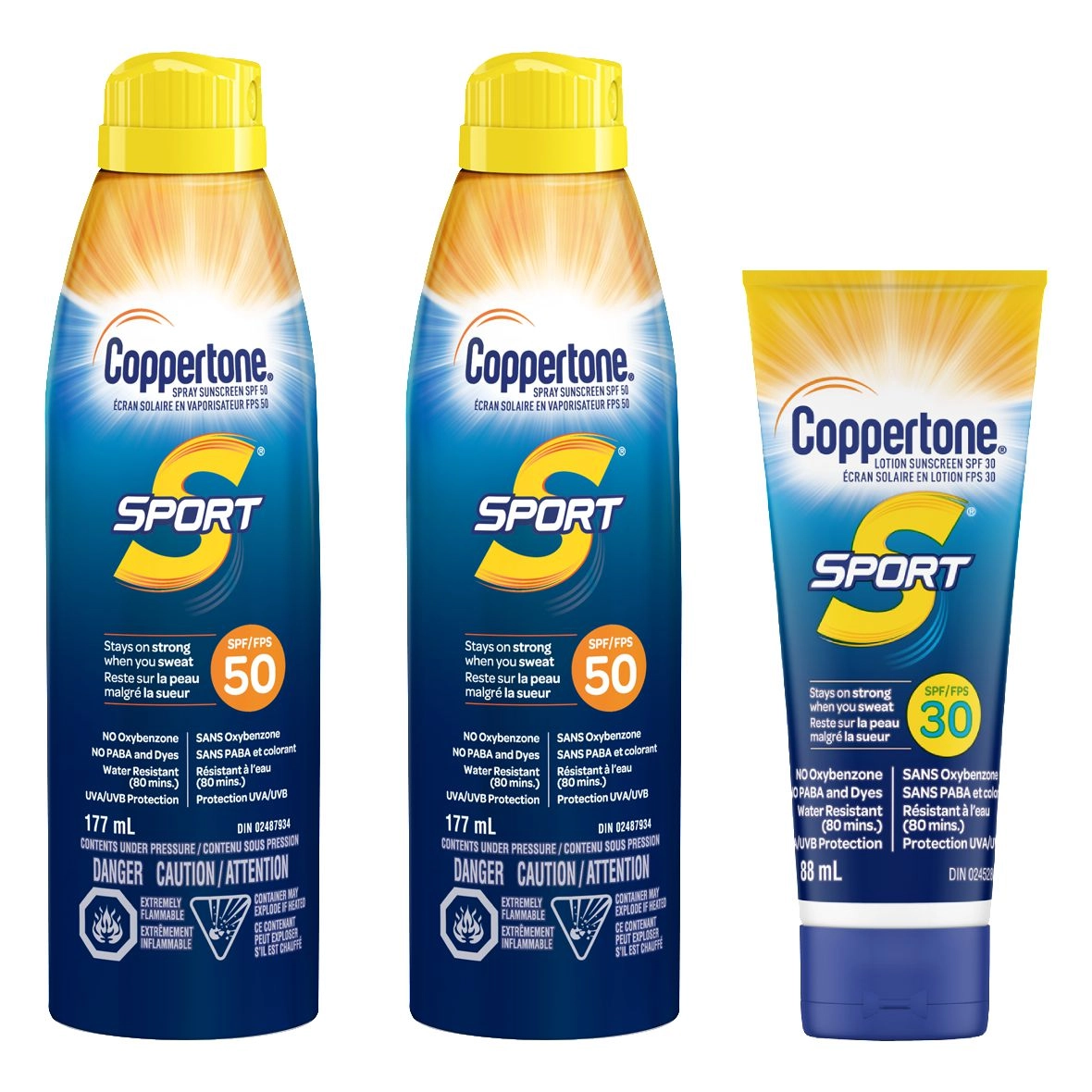 Coppertone Sport Spray Sunscreen SPF 50 177 mL - CTC Health