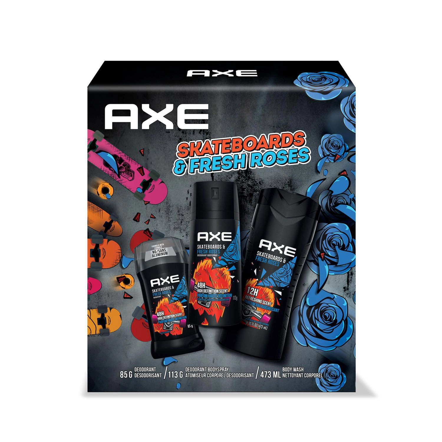AXE Skateboard and Roses Holiday Gift Set - CTC Health