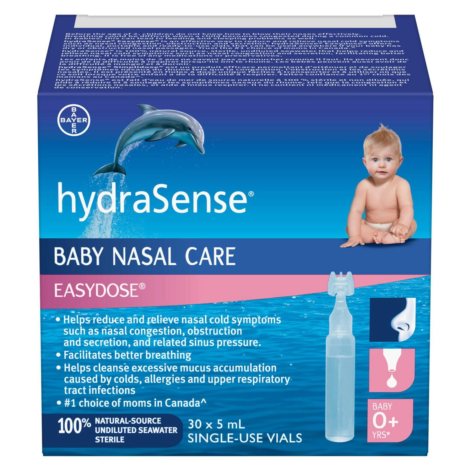 HydraSense Easy Dose Baby Nasal Care 5 mL - CTC Health