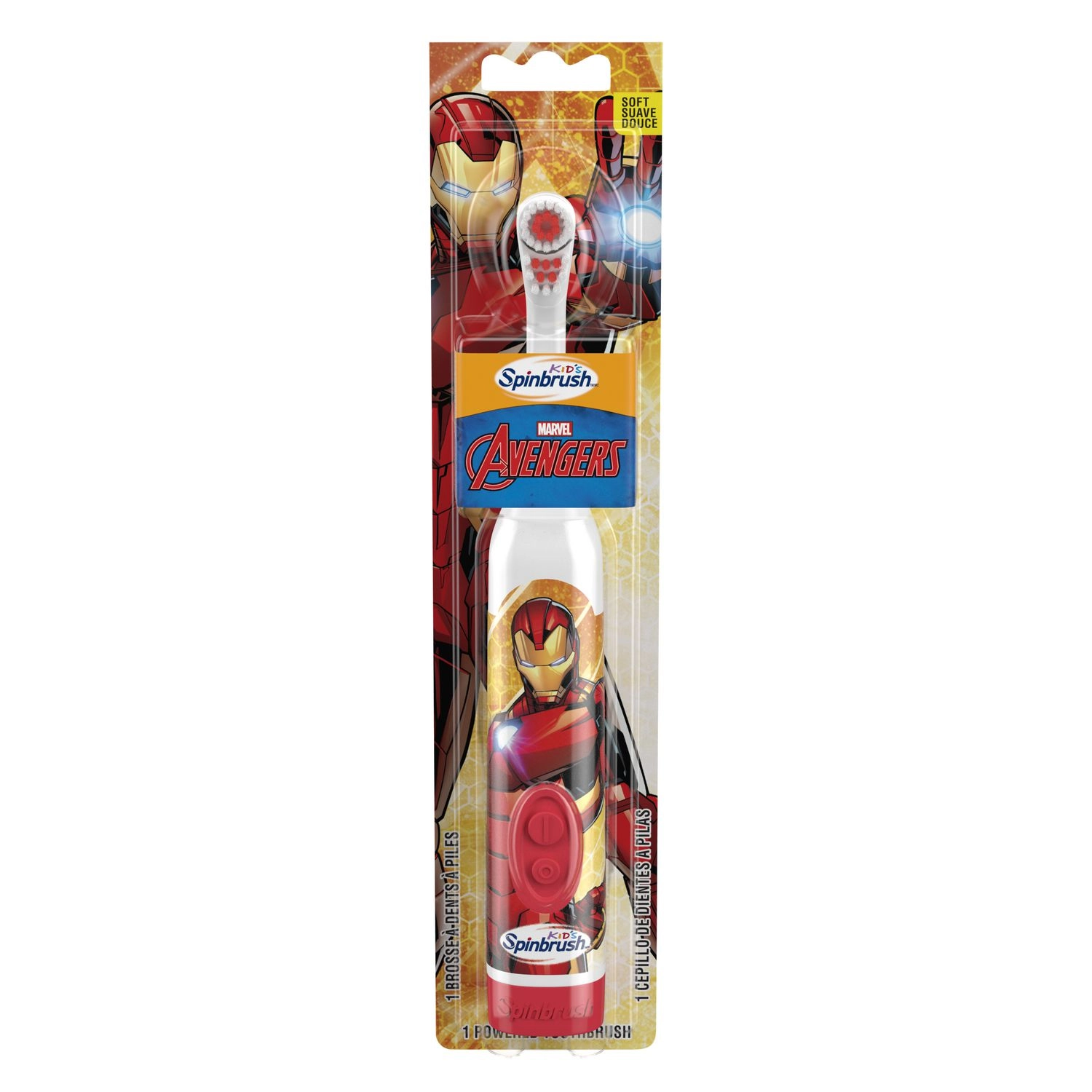 Arm & HAMMER Marvel Avengers Spinbrush Kids’ Powered Toothbrush - CTC ...