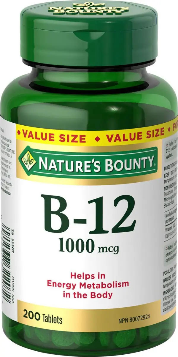 Vitamin B-12 1000 mcg Tablets 200 Tablets - CTC Health
