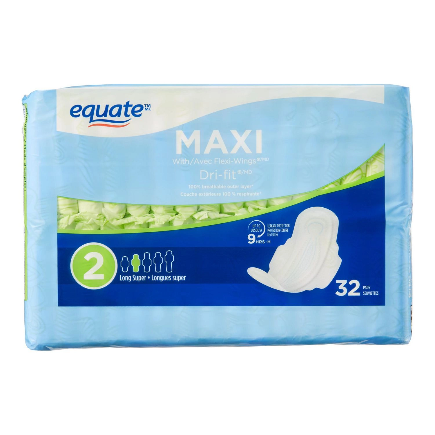 Equate Super Absorbency Maxi Pads - CTC Health