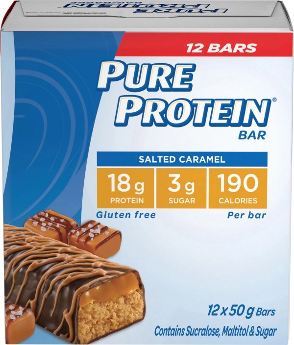 Pure Protein Salted Caramel Bars 600g - CTC Health