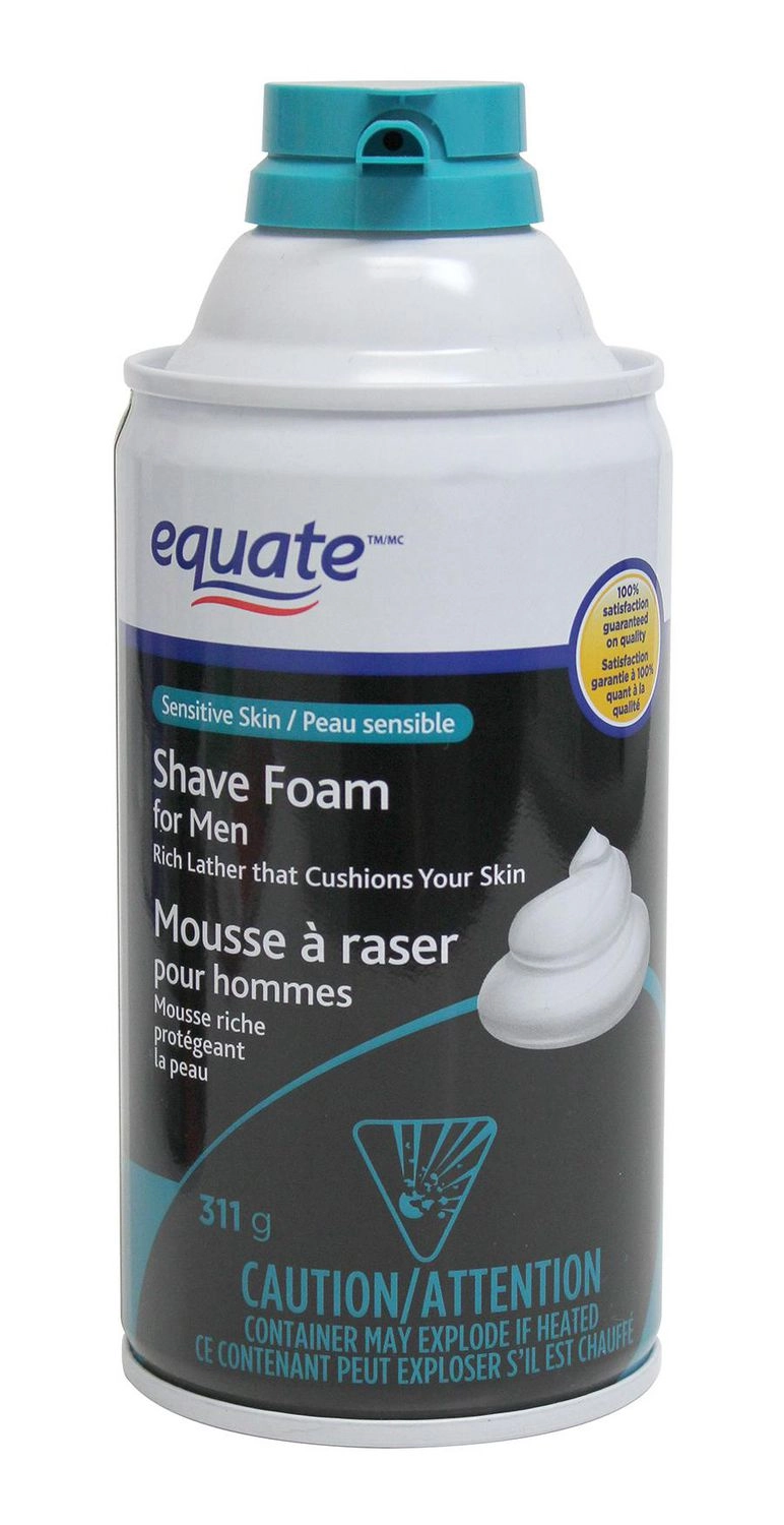 Equate Sensitive Skin Shave Foam 311 g - CTC Health