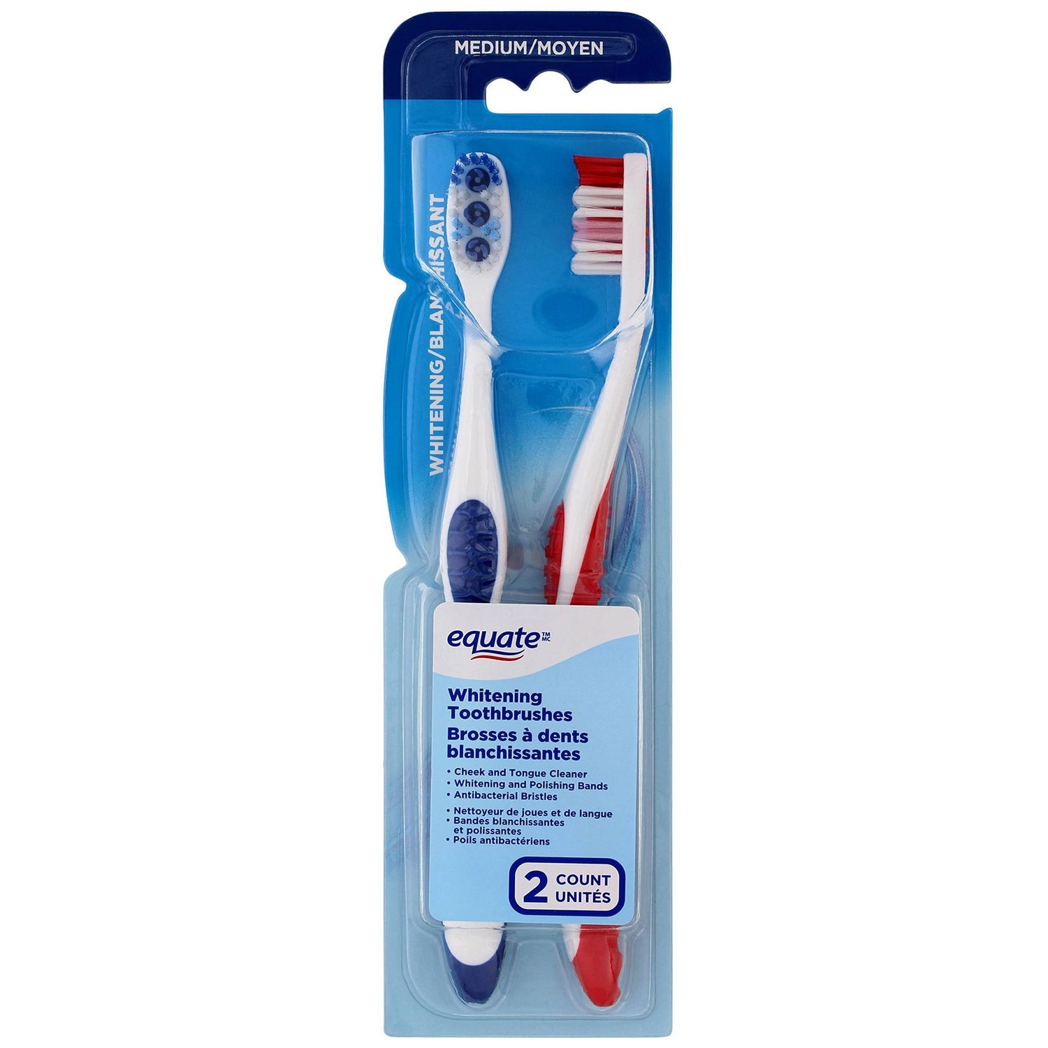 Equate Medium Whitening Toothbrush - CTC Health