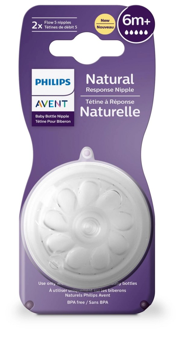 Philips Avent Natural Response Nipple Flow 5, 2 Pack - CTC Health