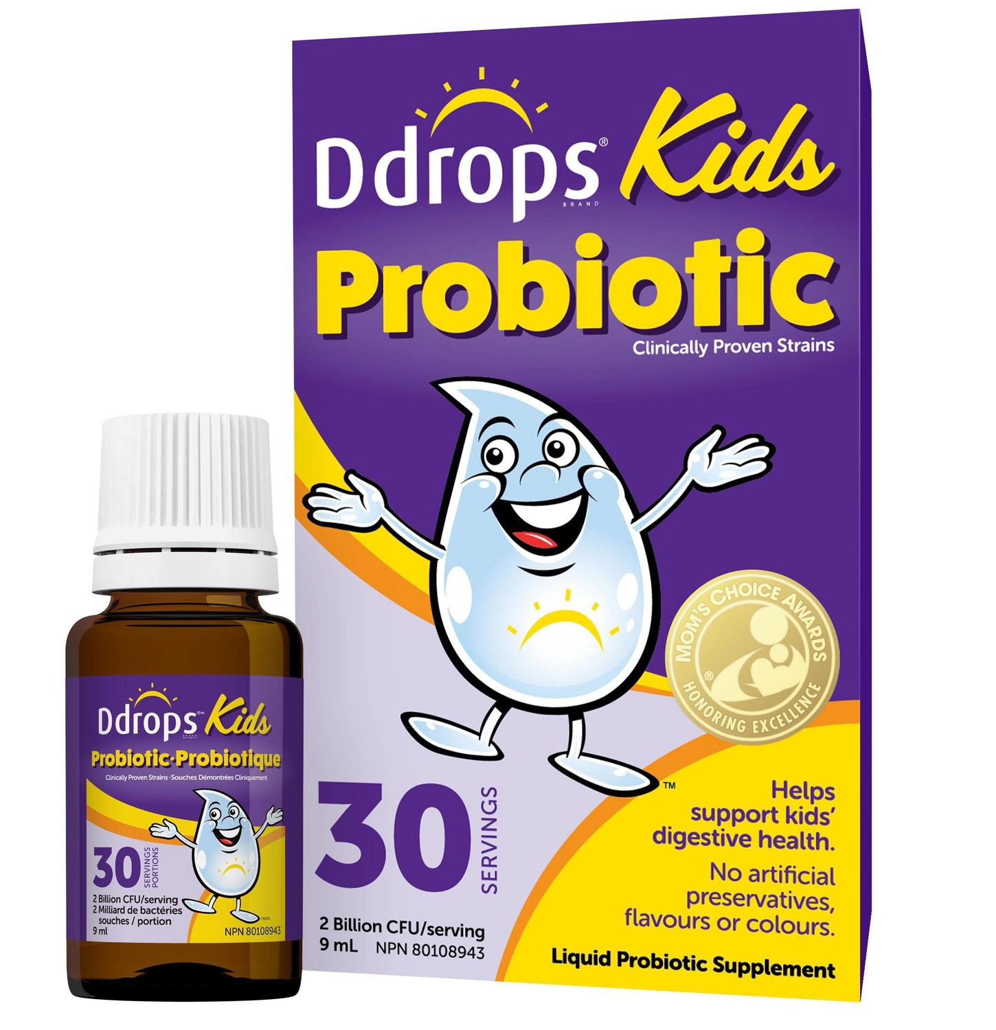 Ddrops Kids Probiotic 9 ml - CTC Health