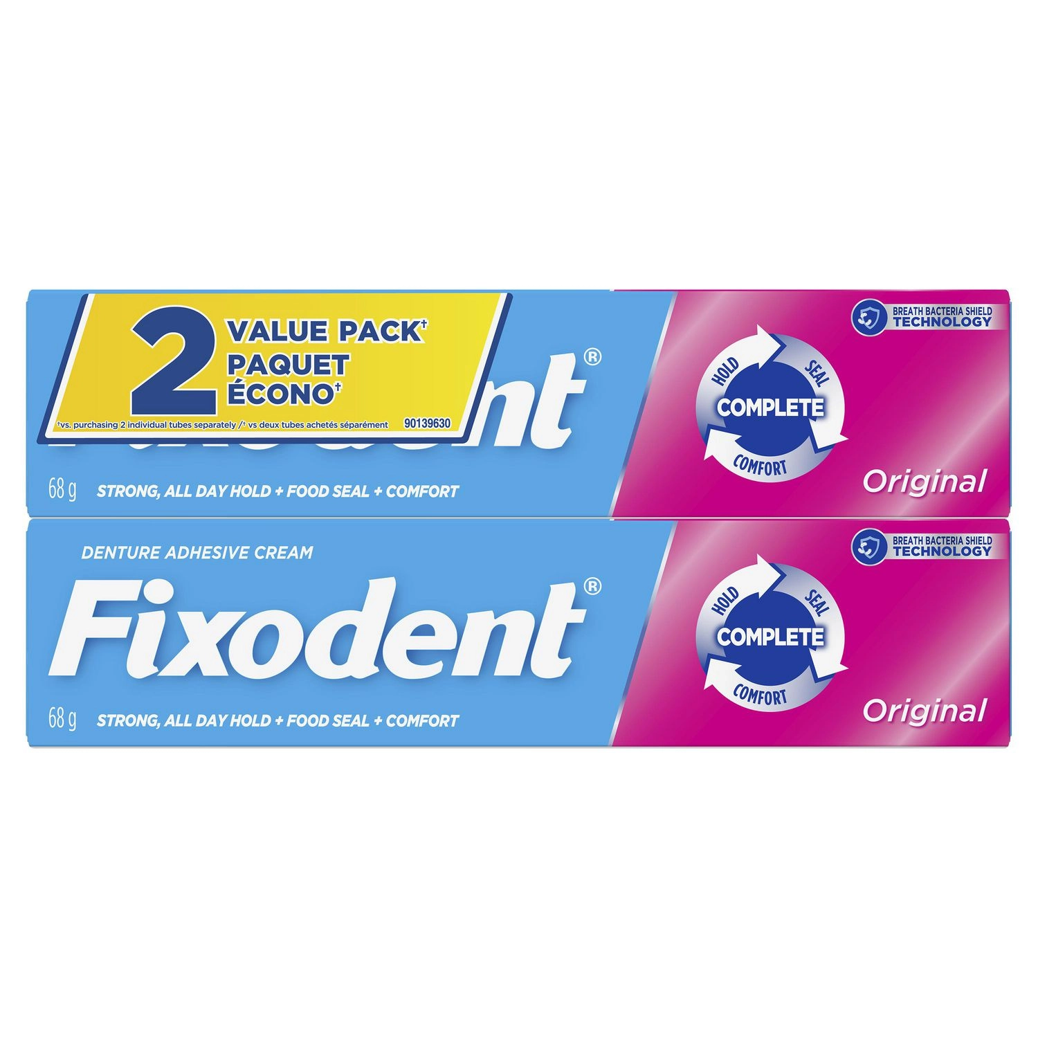 Fixodent Complete Original Denture Adhesive Cream 68 g - CTC Health