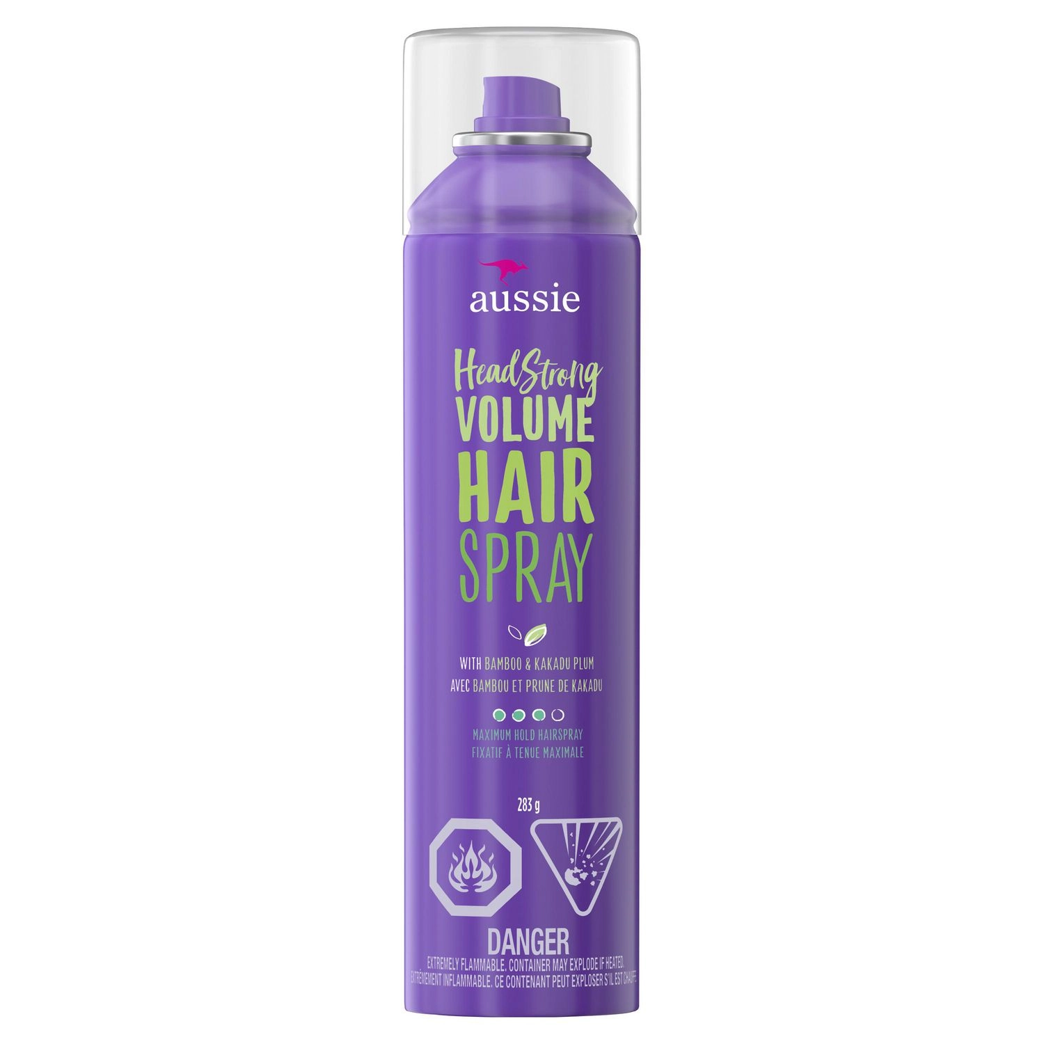 Volume Hairspray - Aussie Headstrong Volume Hairspray with Bamboo ...